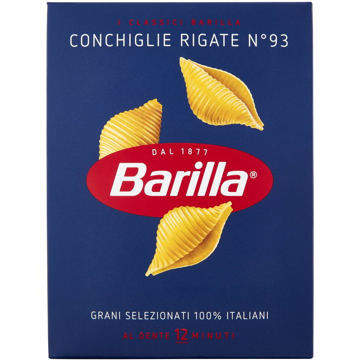 Vendita CONCHIGLIE RIGATE N93 BARILLA all'ingrosso. Pasta di semola all ...