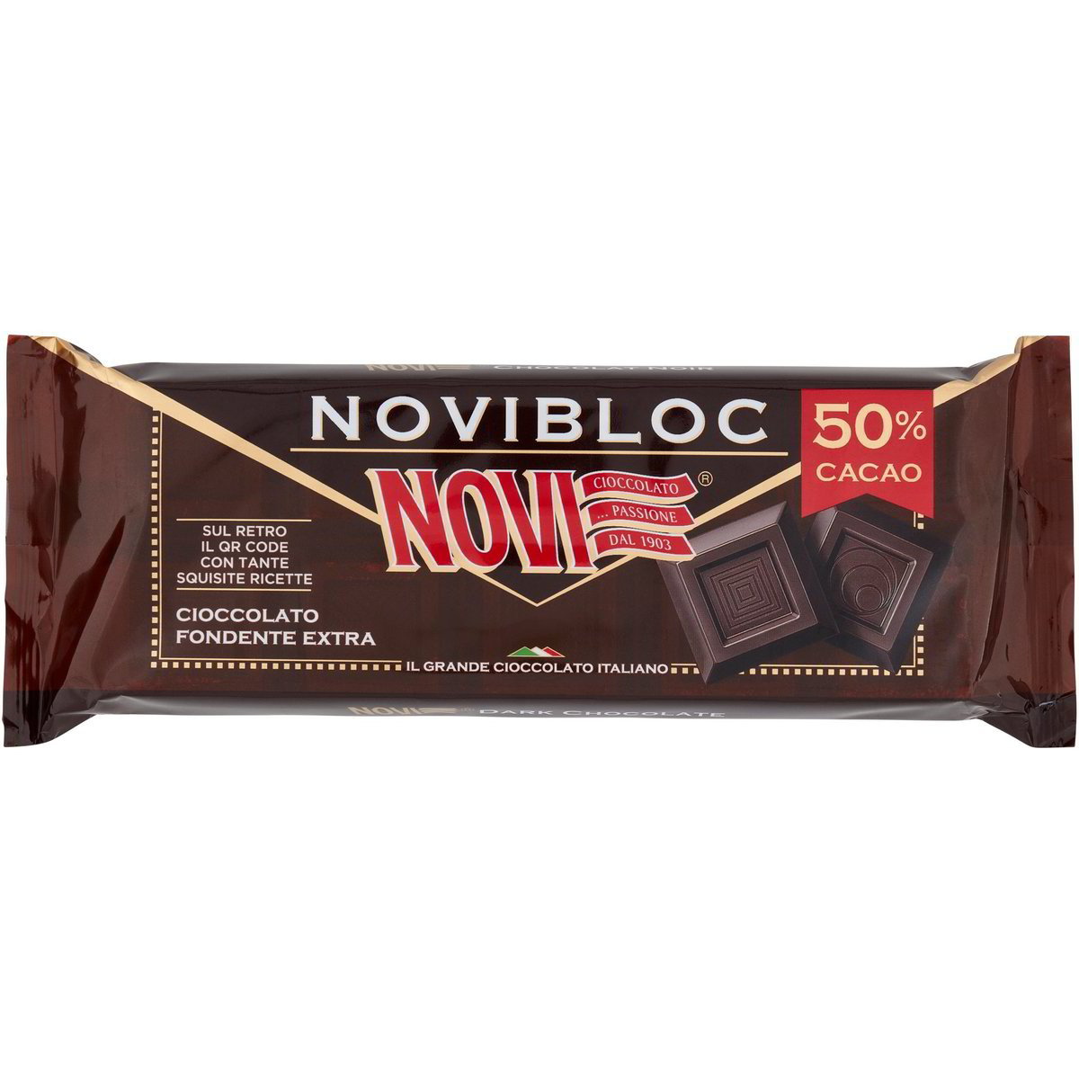 Vendita NOVIBLOC FONDENTE EXTRA 50% NOVI all'ingrosso. Cacao ...