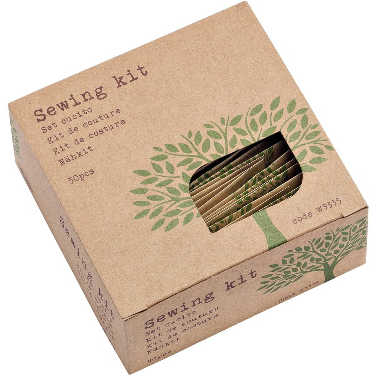 Vendita SET CUCITO NATURA 50 PEZZI all'ingrosso. Linea cortesia kit ...
