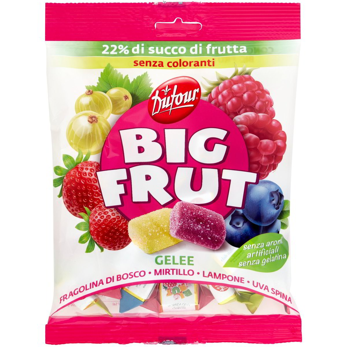Vendita DUFOUR BIG FRUT CARAMELLE FRUTTI DI BOSCO BUSTA 150 G all ...