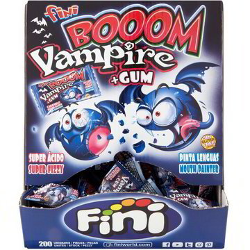 Vendita FINI CHICLE BOOM VAMPIRE EXPO CARAMELLE + GUM 200 PEZZI X 5 G ...