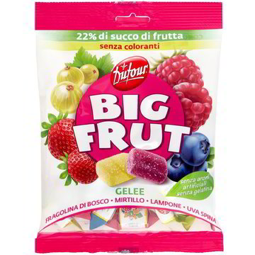 Vendita DUFOUR BIG FRUT CARAMELLE FRUTTI DI BOSCO BUSTA 150 G all ...
