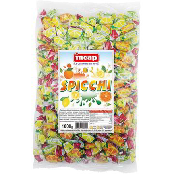Vendita INCAP CARAMELLE SPICCHI DI FRUTTA 1 KG all'ingrosso. Caramelle ...