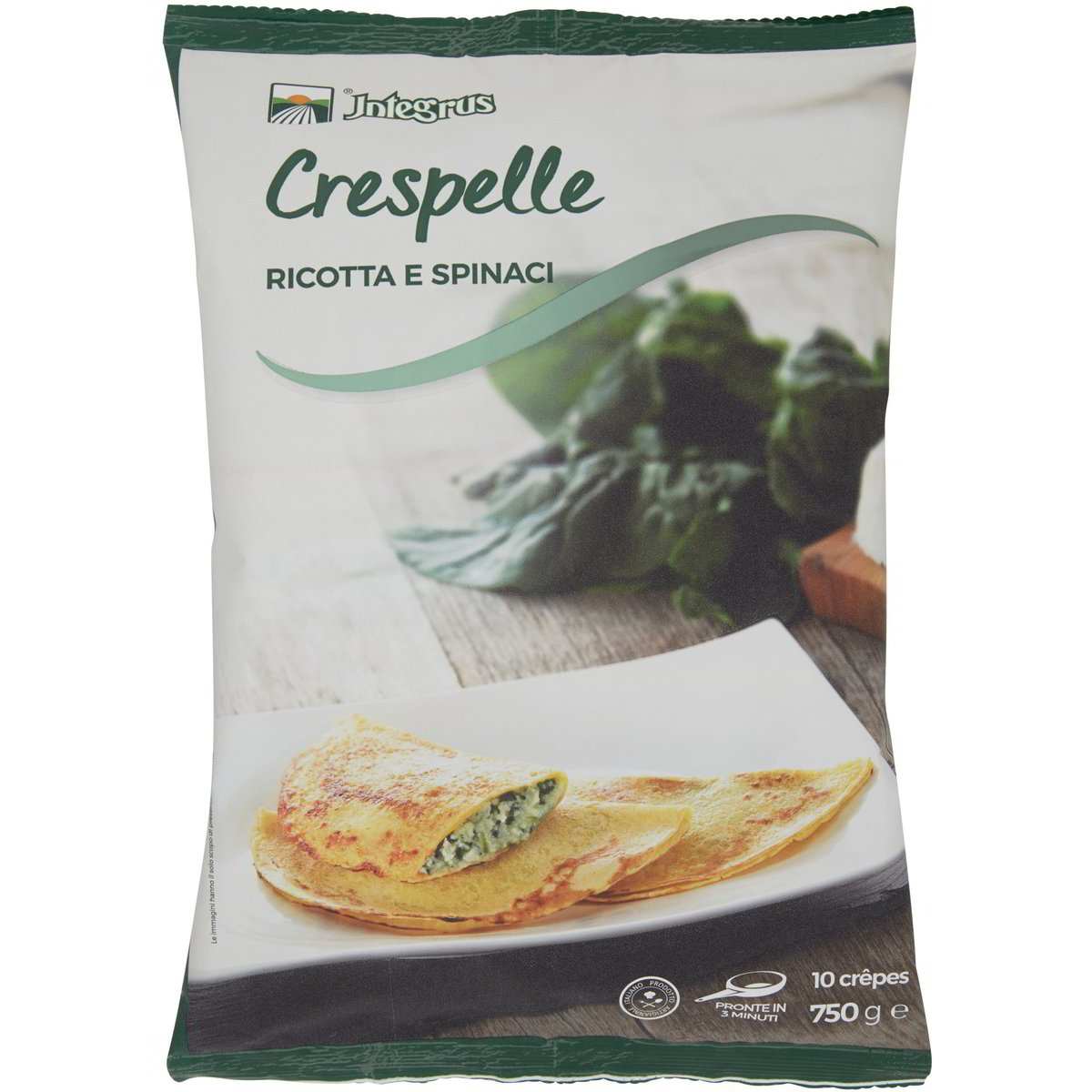 Vendita INTEGRUS CRESPELLE RICOTTA E SPINACI CONGELATE 10 PEZZI X 75 G ...