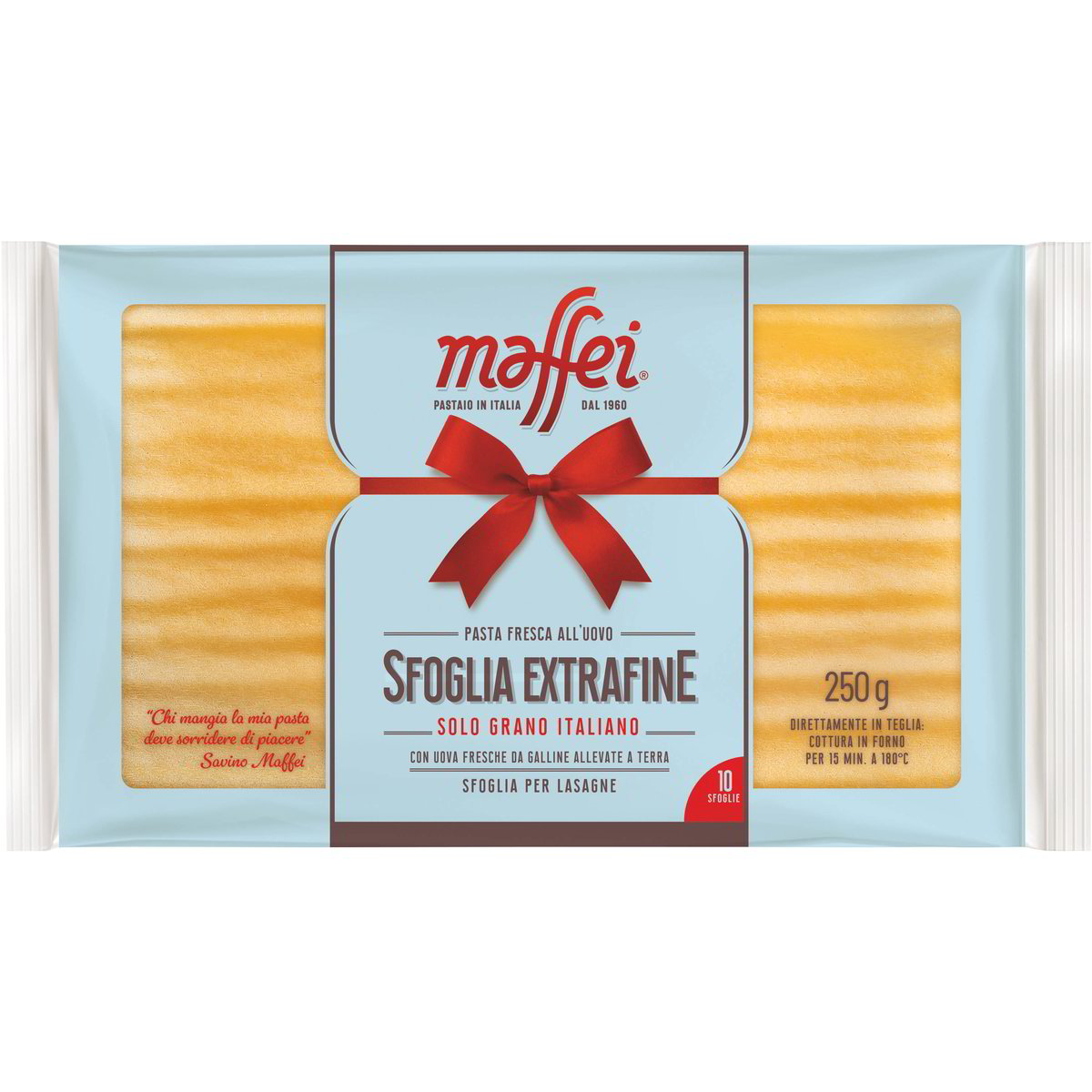 Vendita MAFFEI SFOGLIA EXTRAFINE PER LASAGNE 250 G all'ingrosso. Pasta ...