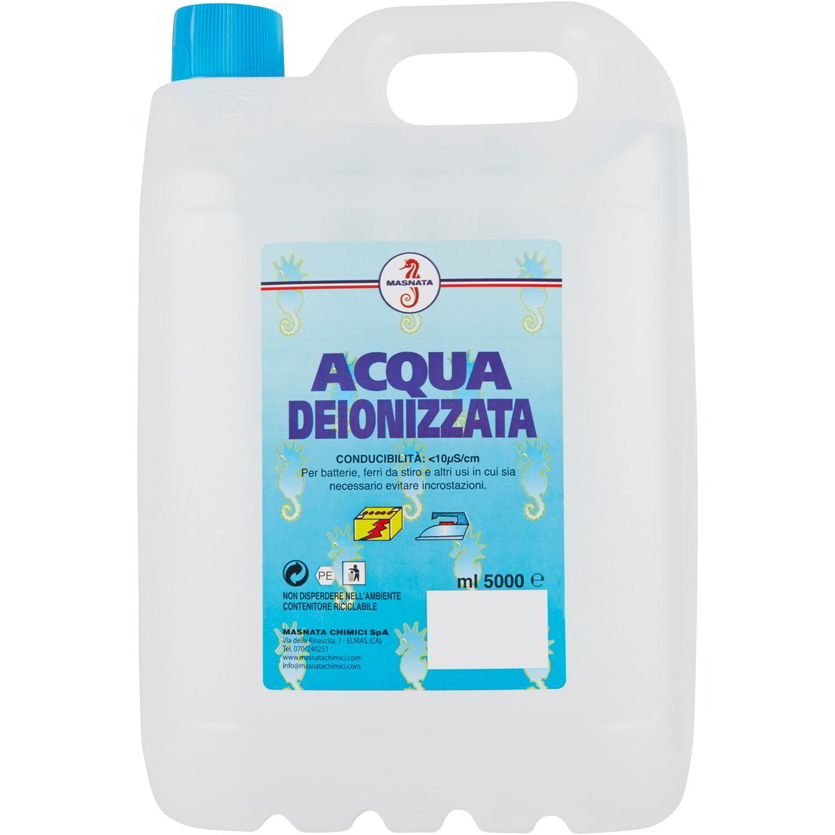 Vendita ACQUA DISTILLATA MASNATA 5 L all'ingrosso. Prodotti per abiti ...