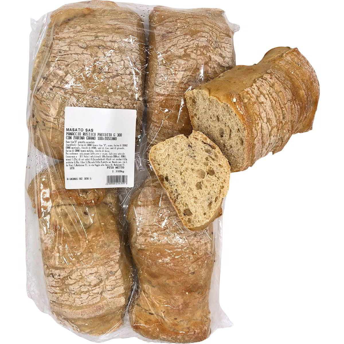 Vendita MASATO PANACCIO RUSTICO PRECOTTO 100% FARINA TOSCANA SURGELATO ...