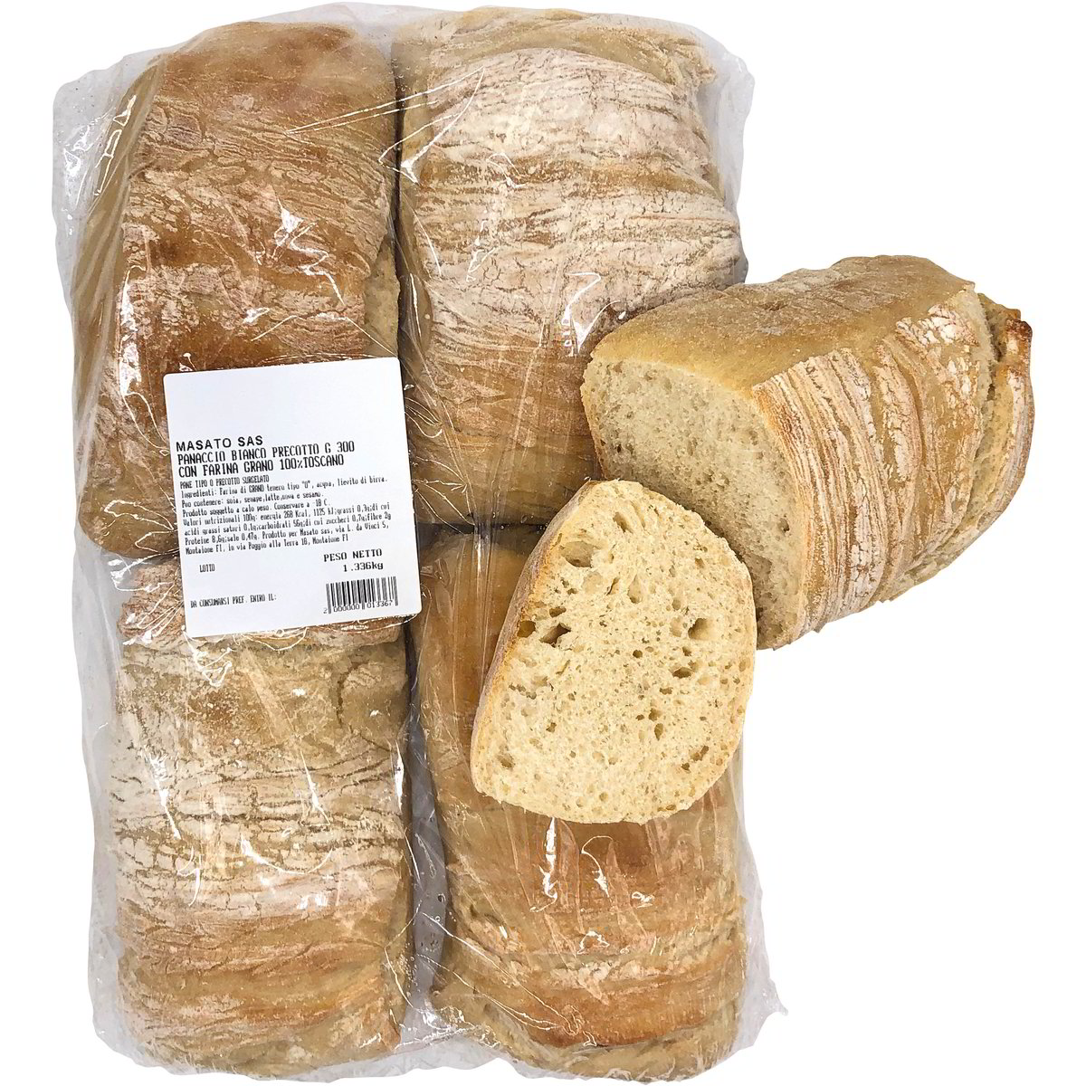Vendita MASATO PANACCIO BIANCO PRECOTTO 100% FARINA TOSCANA SURGELATO 4 ...