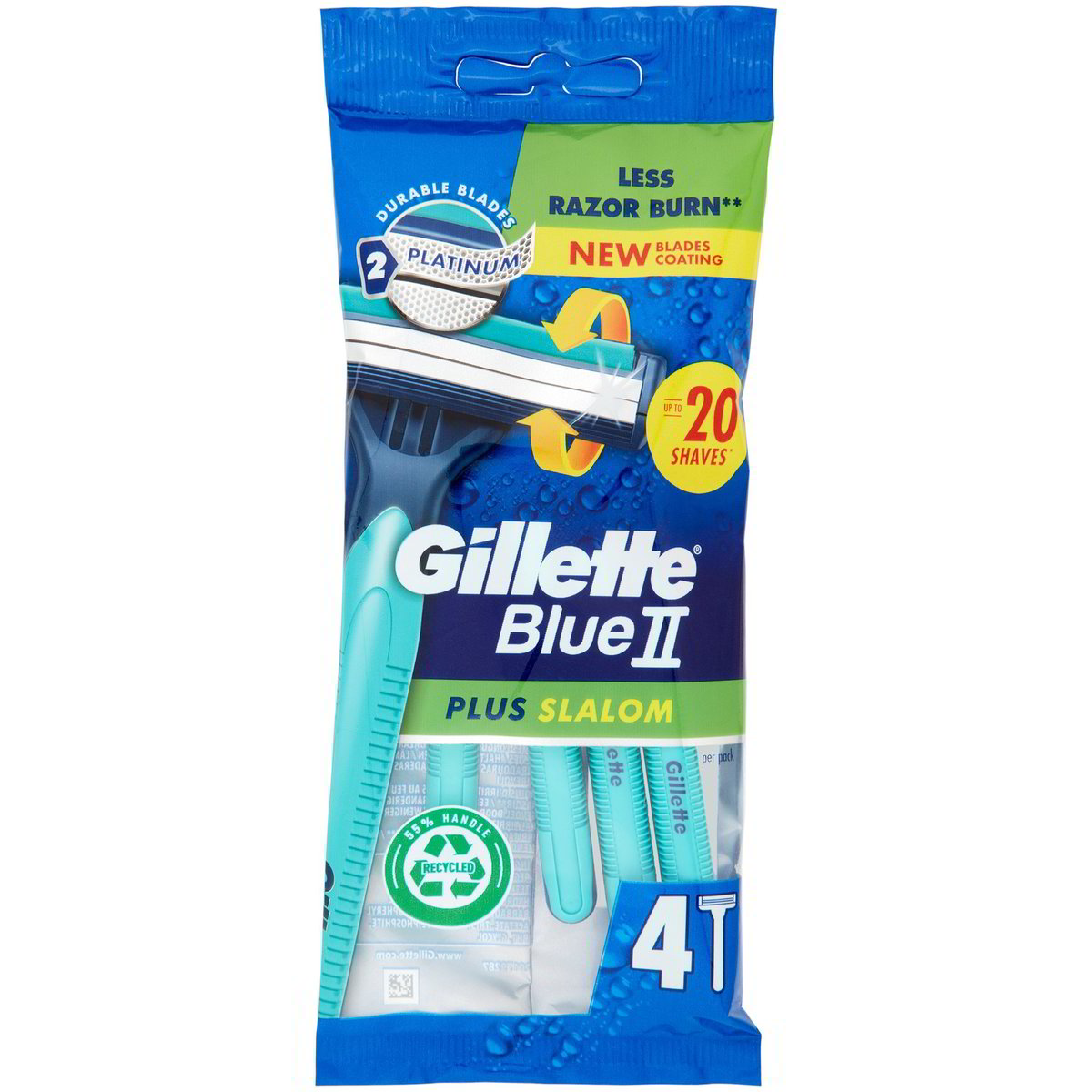 Vendita GILLETTE BLUE II PLUS SLALOM all'ingrosso. Lame e rasoi all ...