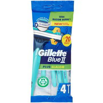Vendita GILLETTE BLUE II PLUS SLALOM e all'ingrosso. Lame e rasoi all ...