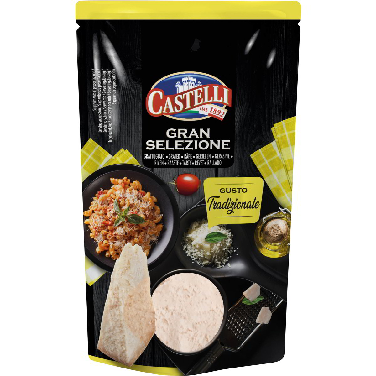 Vendita CASTELLI MIX FORMAGGI DURI GRATTUGIATI GRAN SELEZIONE 100 G all ...