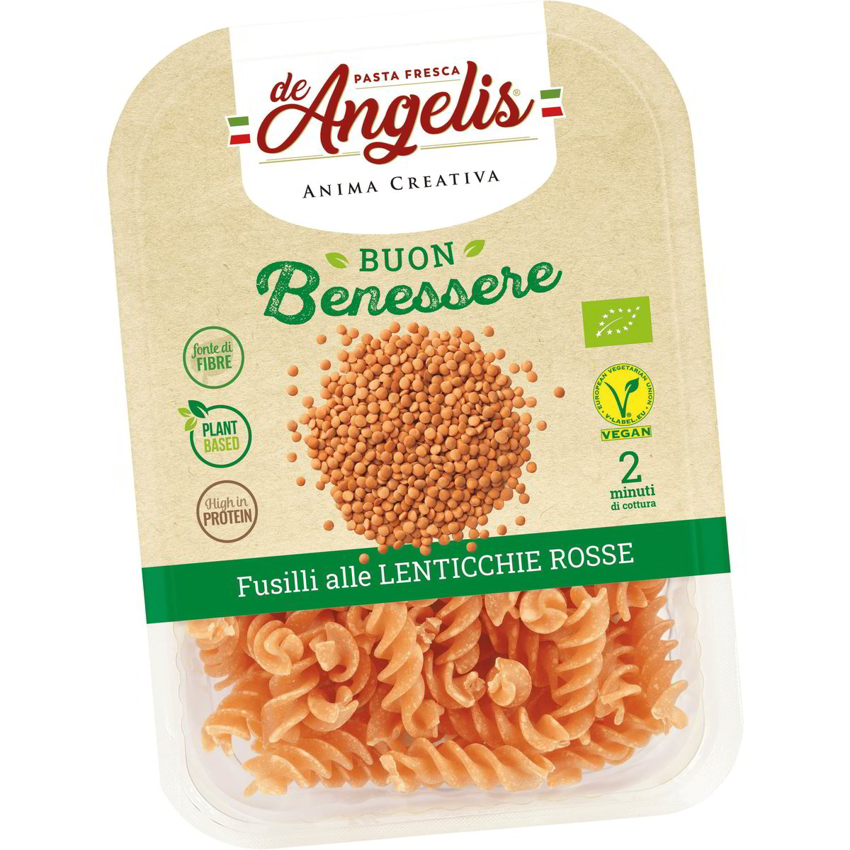 Vendita DE ANGELIS FUSILLI ALLE LENTICCHIE ROSSE BIO 200 G all'ingrosso ...
