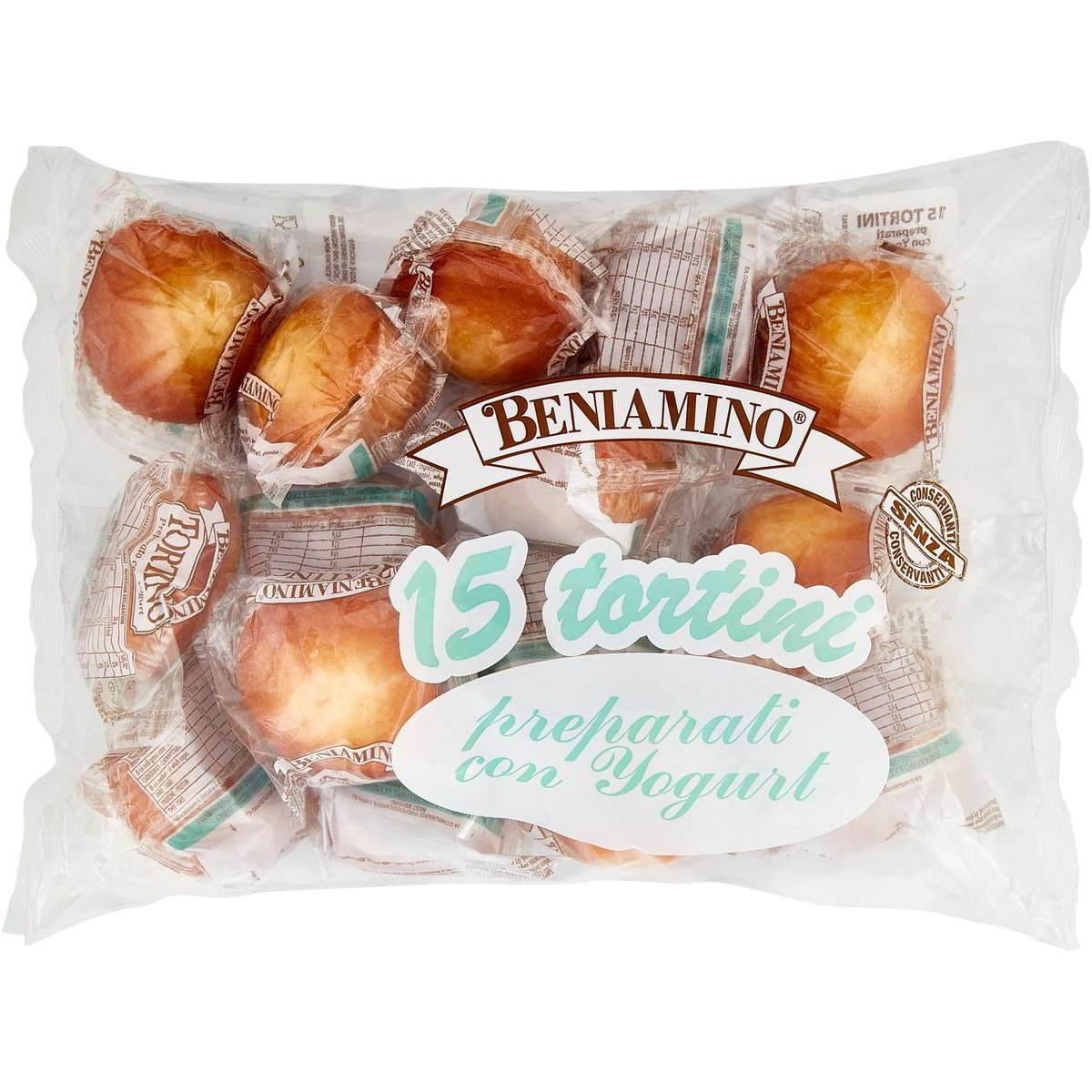 Vendita BENIAMINO TORTINO CON YOGURT 15 PEZZI 540 G all'ingrosso ...