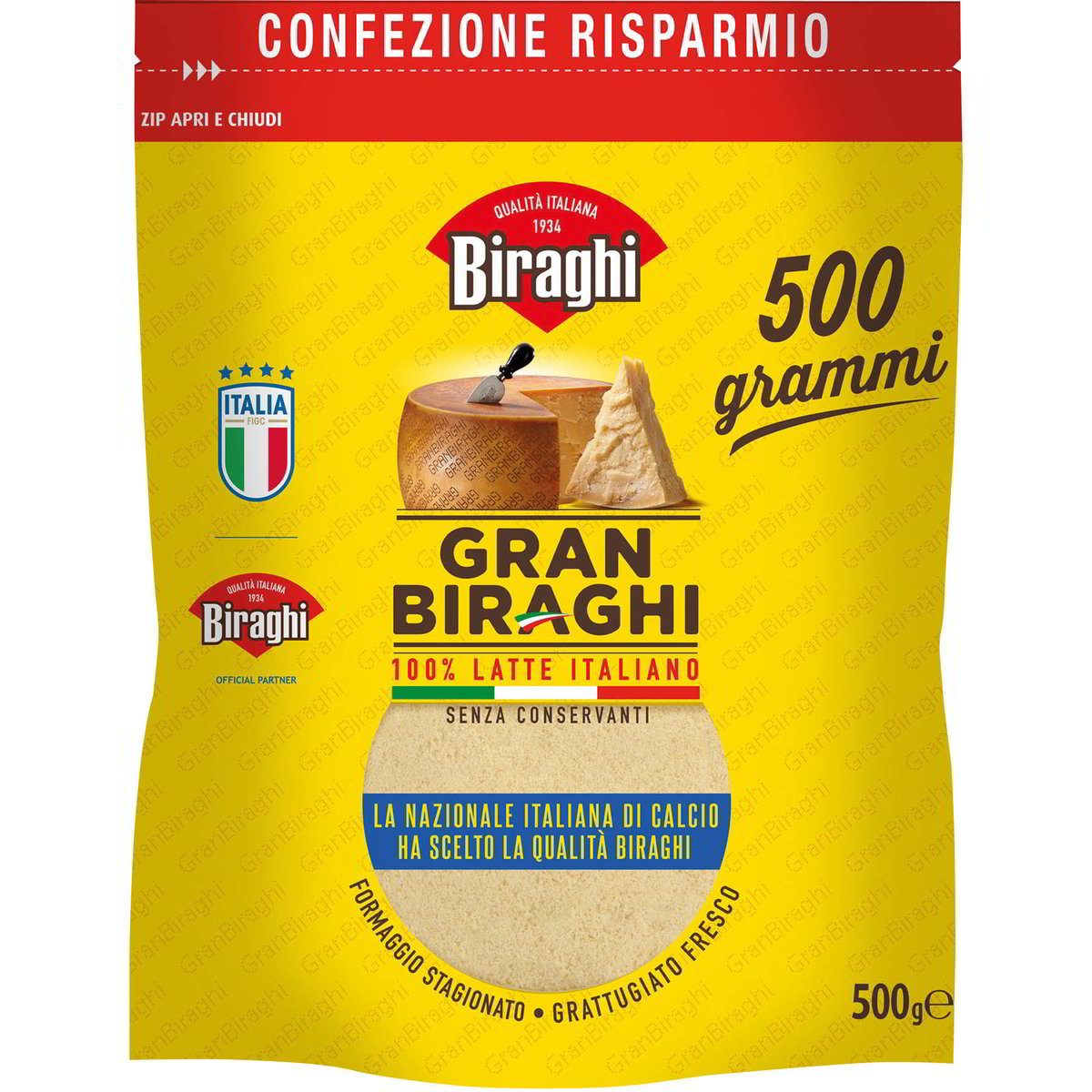 Vendita GRANBIRAGHI FORMAGGIO GRATTUGIATO LATTE 100% ITALIANO all ...