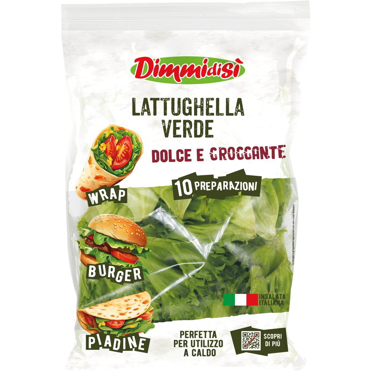 Vendita DIMMIDISI' LATTUGHELLA VERDE FOGLIA INTERA 10 PREPARAZIONI 200 ...