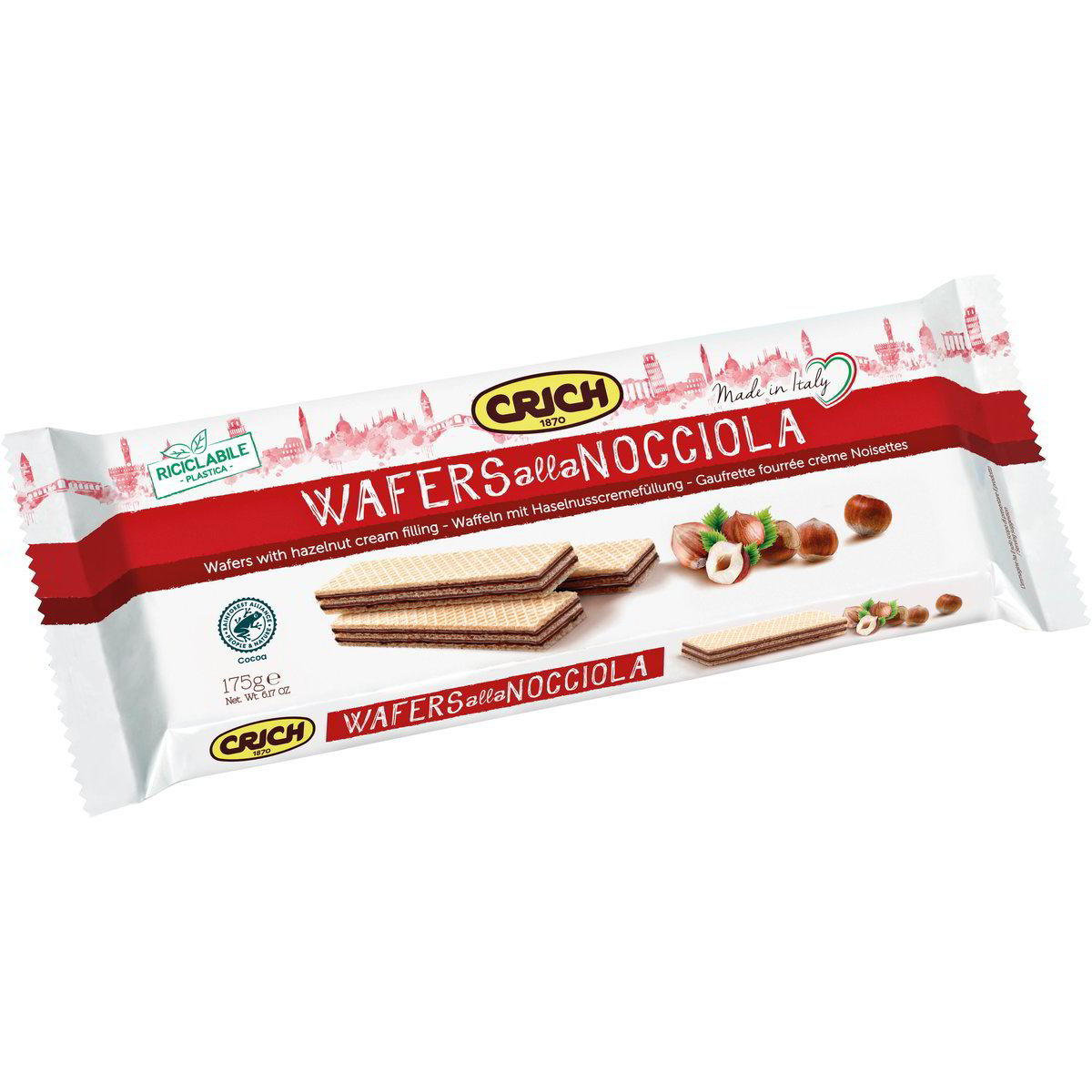 Vendita WAFER ALLA NOCCIOLA CRICH 175 G all'ingrosso. Wafers all ...
