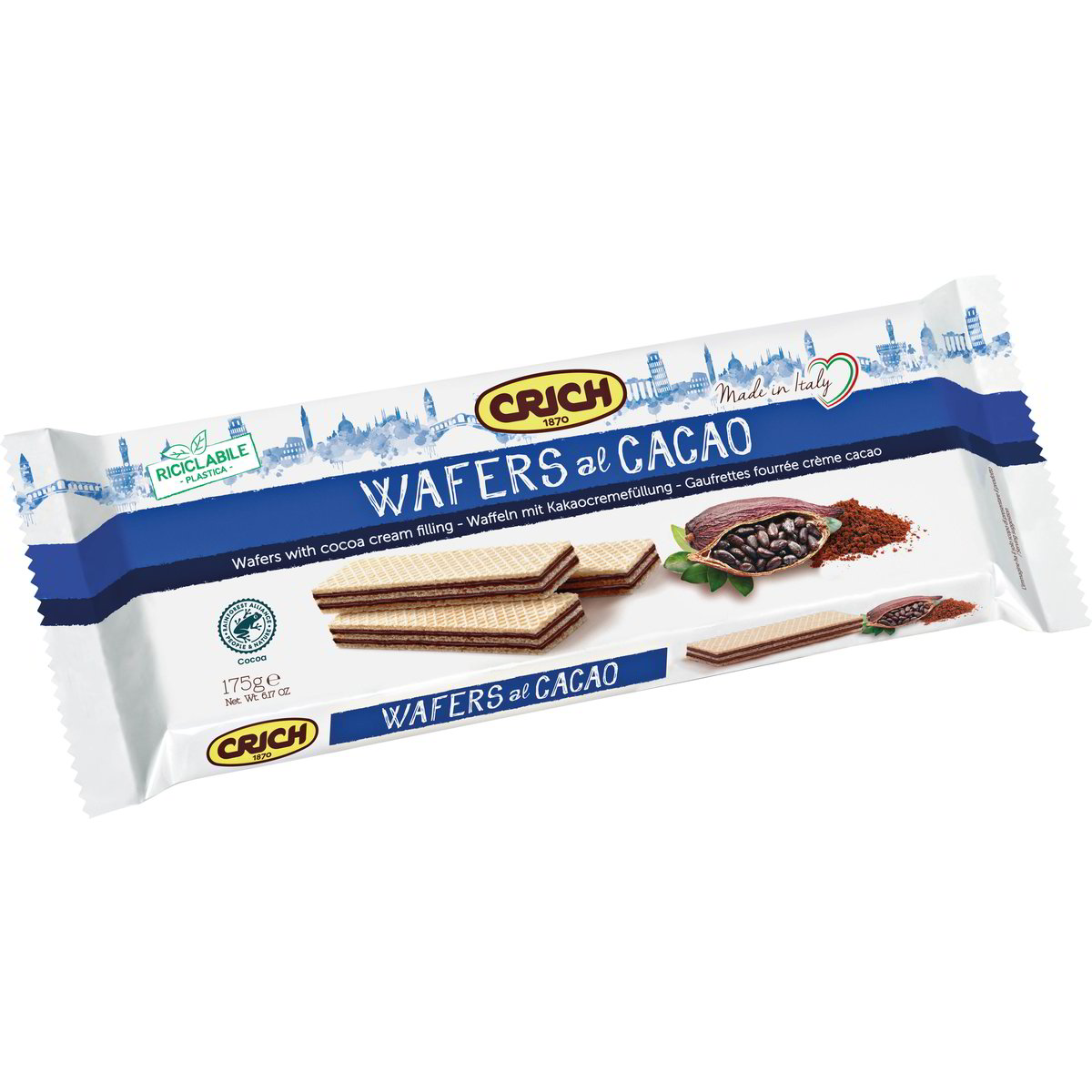 Vendita WAFER AL CACAO CRICH 175 G all'ingrosso. Wafers all'ingrosso - Zona