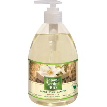 Vendita SAPONE VERDE BIO MARSIGLIA MANI VISO CORPO 500 ML all'ingrosso ...