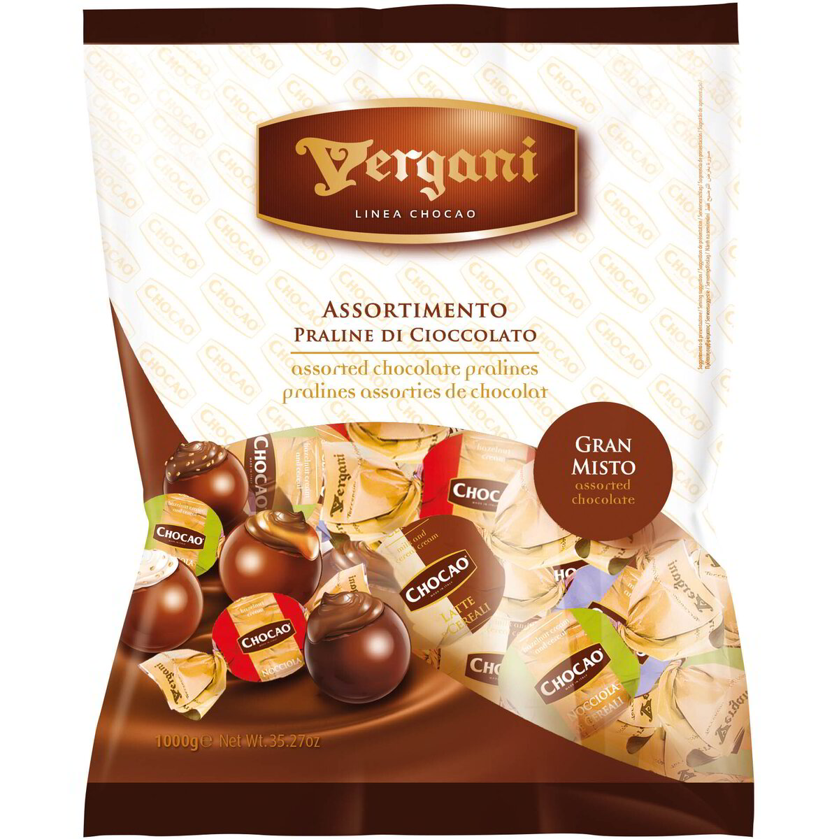Vendita VERGANI PRALINE DI CIOCCOLATO ASSORTITE 1 KG all'ingrosso ...