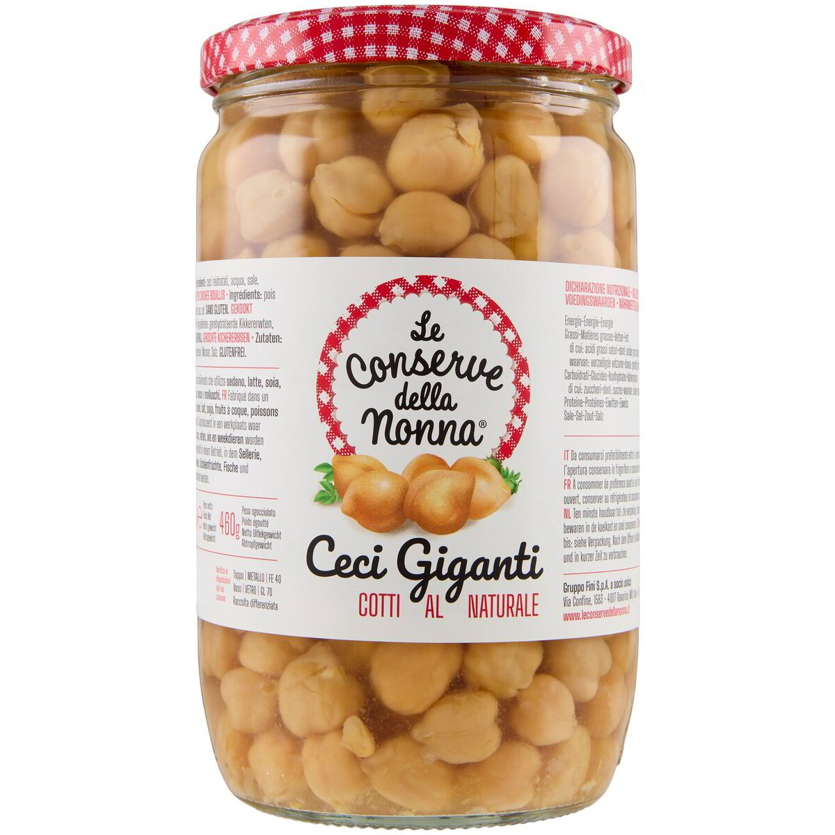 Vendita CECI GIGANTI DELLA NONNA VASO VETRO all'ingrosso. Ceci lessati ...