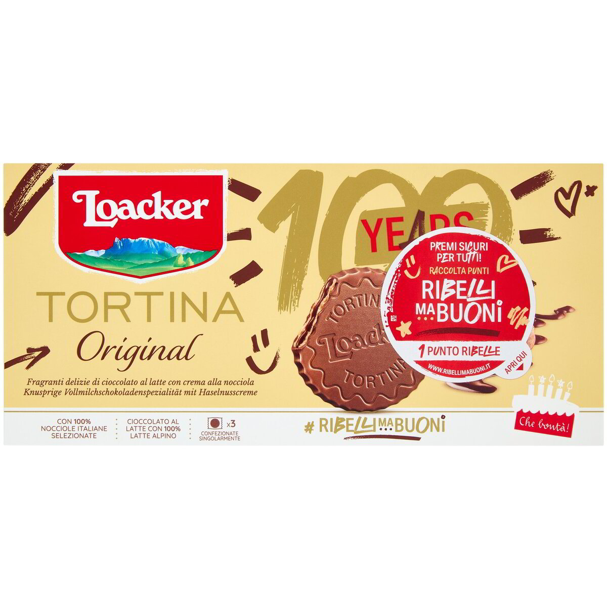 Vendita LOACKER TORTINA ORIGINAL 21 G X 3 PEZZI all'ingrosso ...