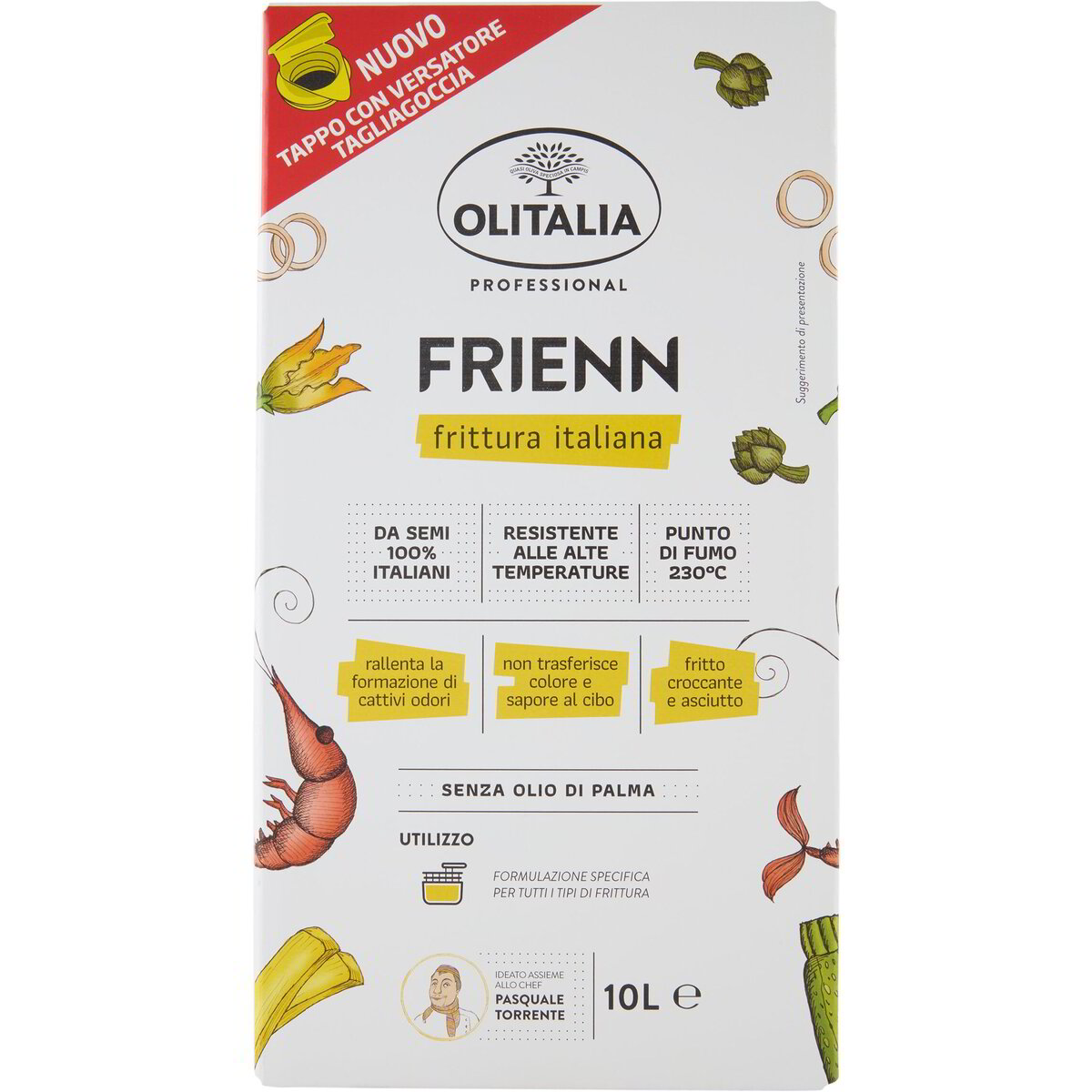 Vendita OLITALIA PROFESSIONAL FRIENN BAG IN BOX 10 L all'ingrosso. Olio ...