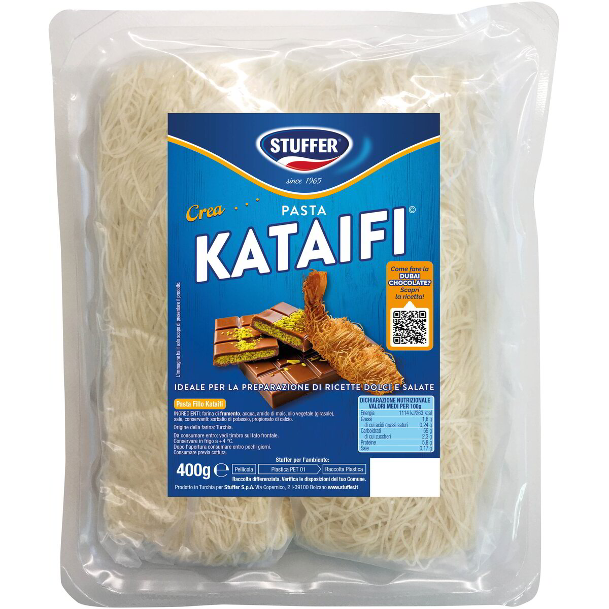 Vendita STUFFER PASTA KATAIFI 400 G all'ingrosso. Salati all'ingrosso ...