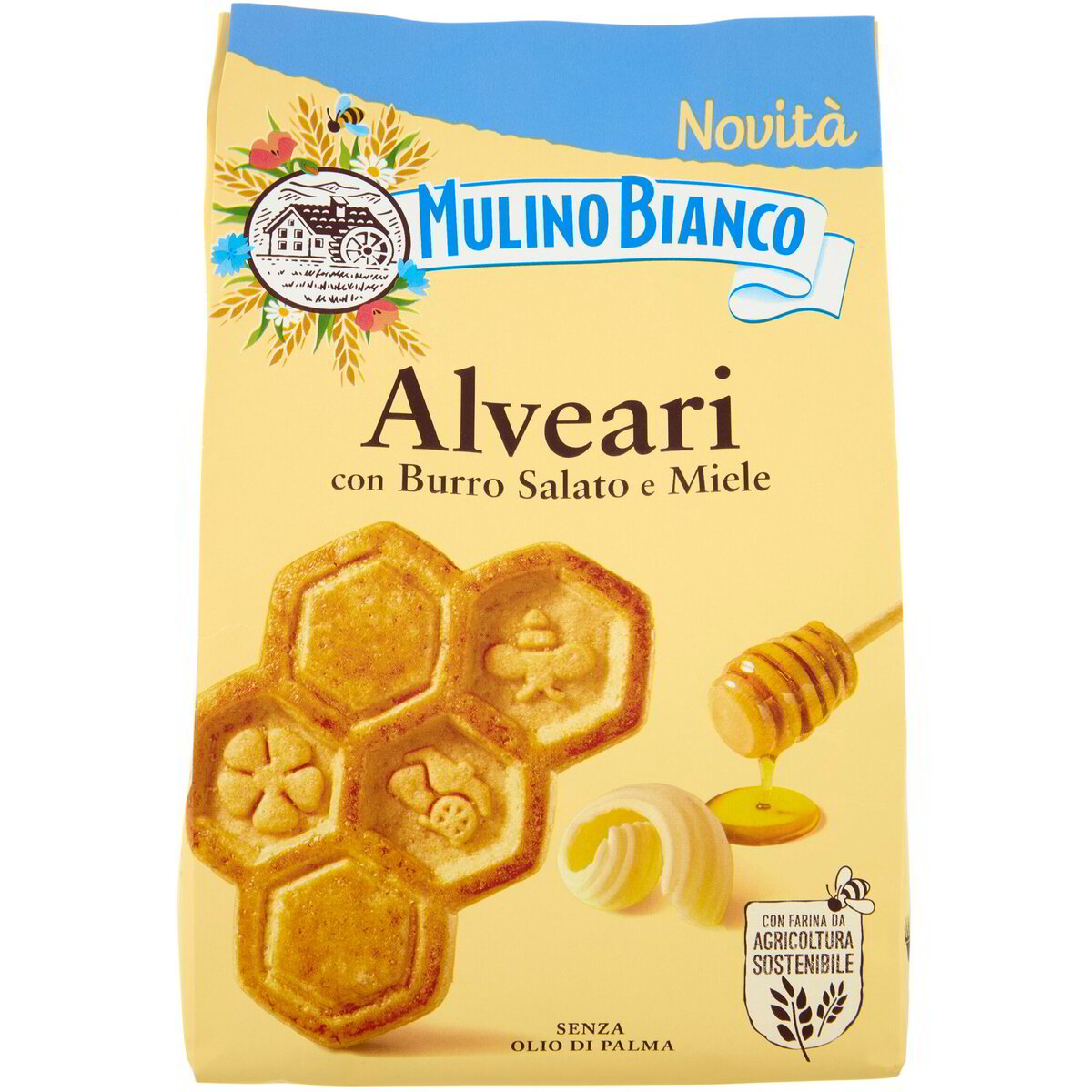Vendita MULINO BIANCO BISCOTTI ALVEARI CON BURRO SALATO E MIELE 300 G ...