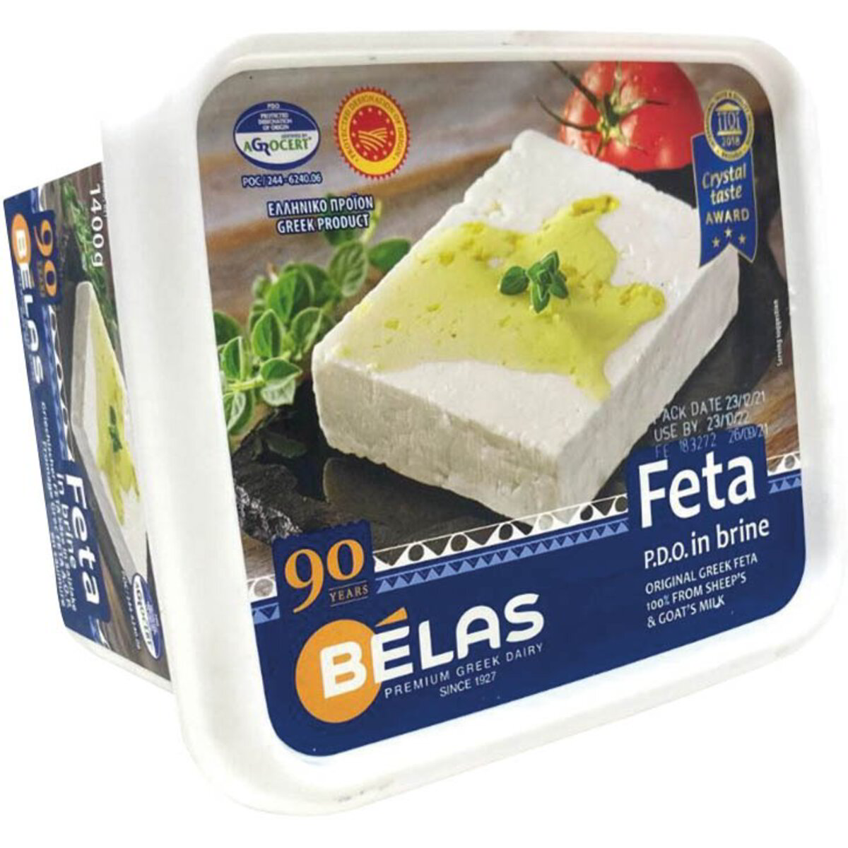 Vendita BELAS FETA GRECA DOP A FETTE IN SALAMOIA 1 KG all'ingrosso ...