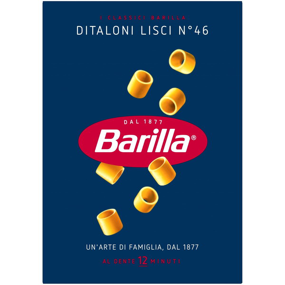 Vendita DITALINI RIGATI N.47 BARILLA 500 G all'ingrosso. Pasta di ...