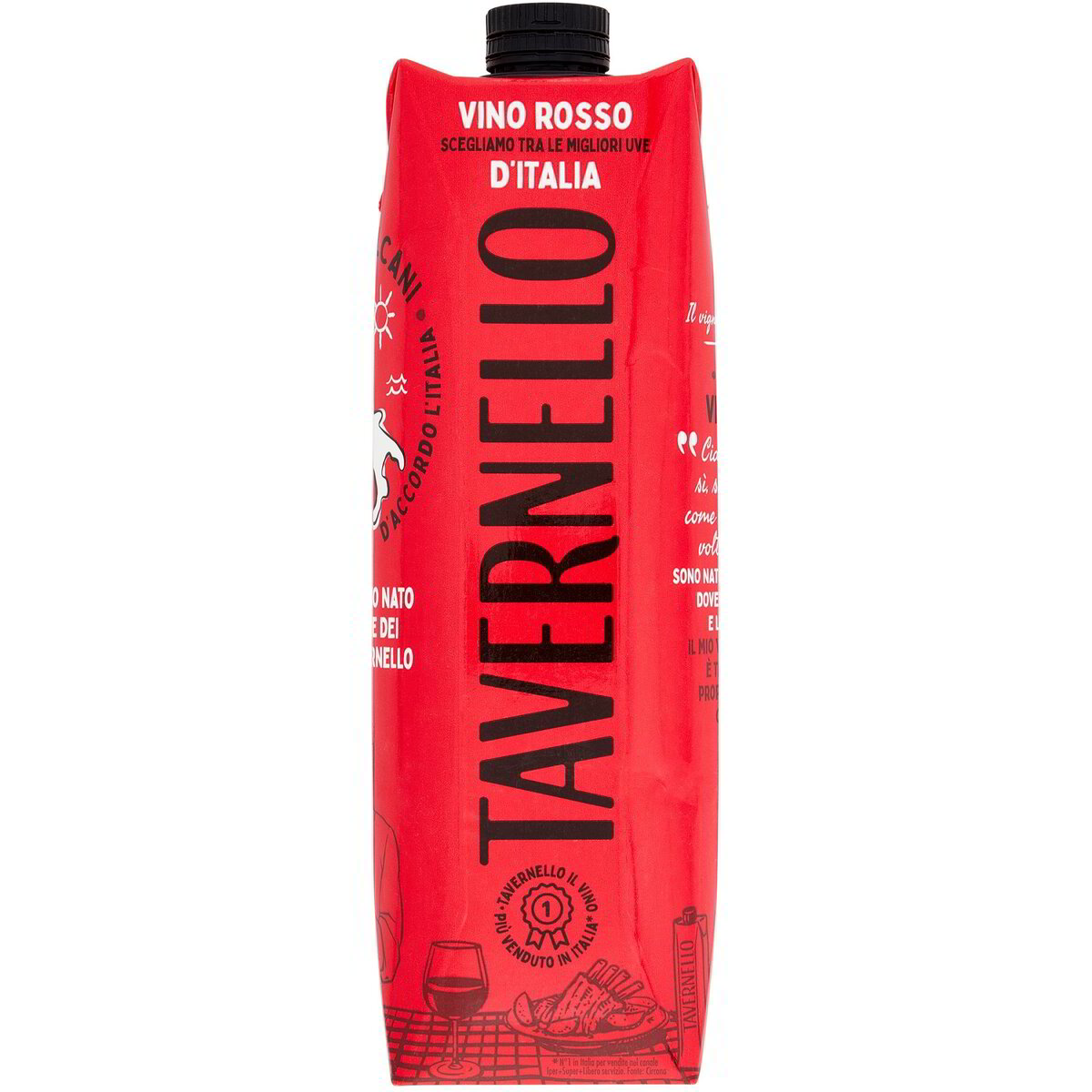 Vendita VINO ROSSO BRICK TAVERNELLO 1 L all'ingrosso. Vini generici ...