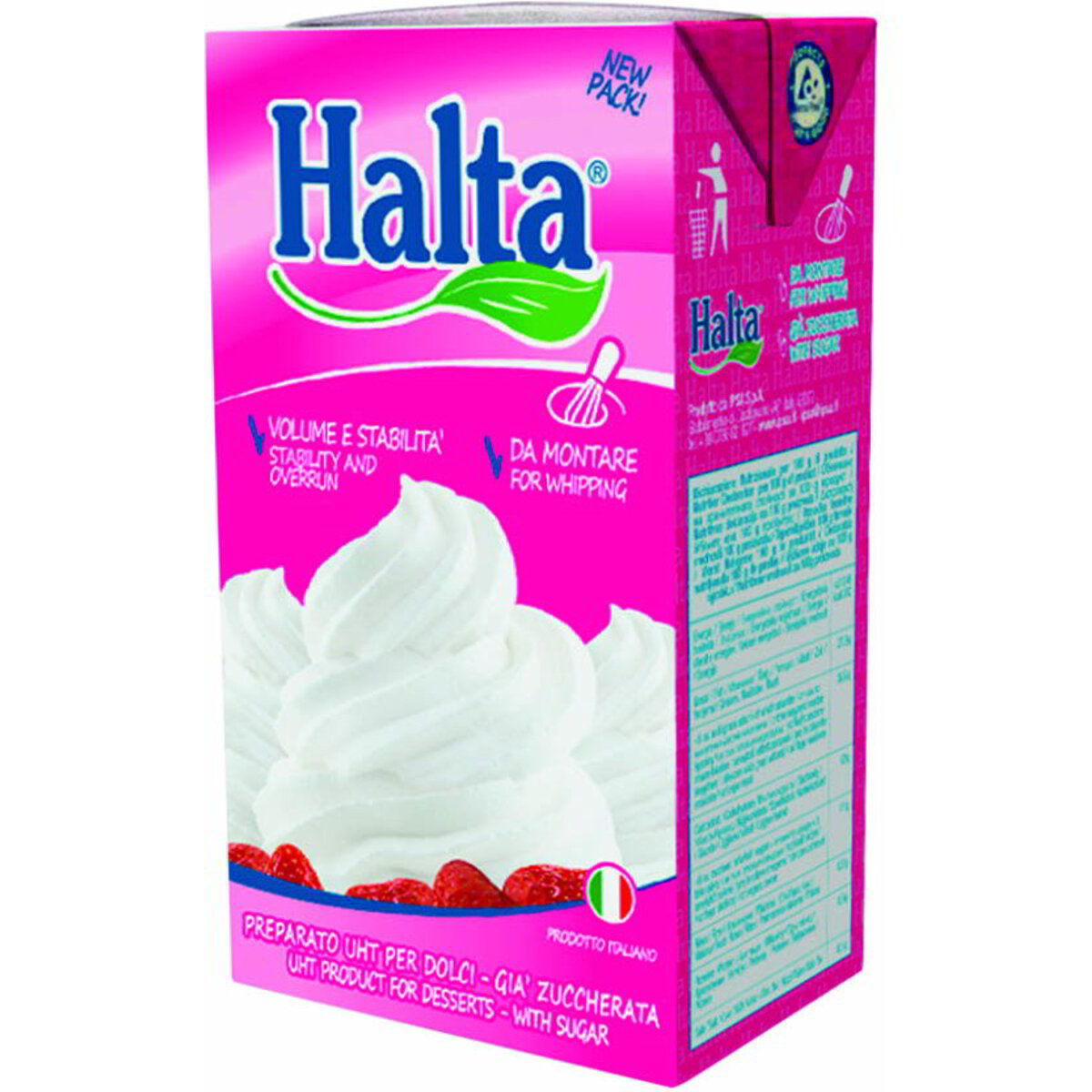 Vendita HALTA PREPARATO DA MONTARE UHT 1 L all'ingrosso. Panna uht all ...